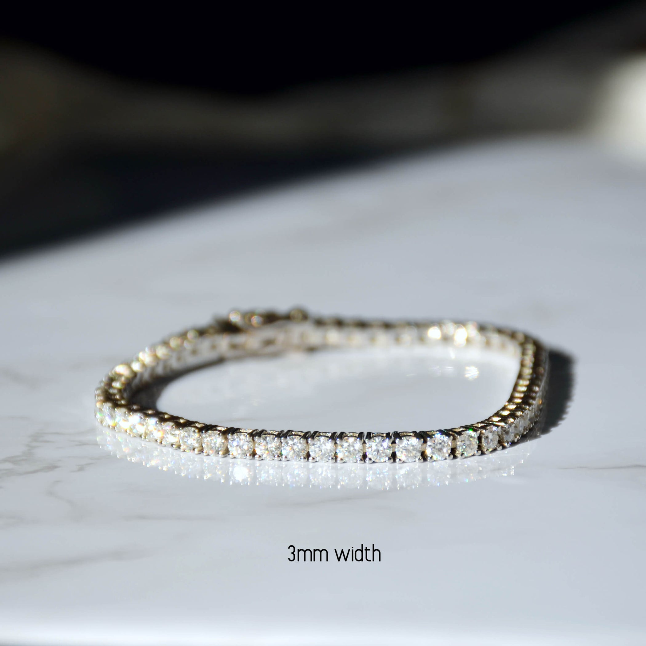 Moissanite Tennis Bracelet Voll